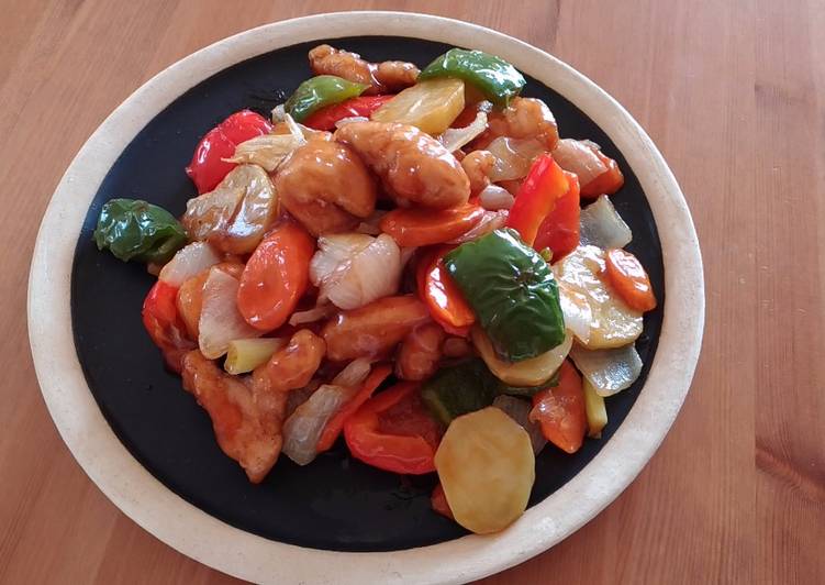 Friterad kyckling och grönsaker med sötsur sås (鶏肉と野菜の甘酢あんかけ) Recept av ... Friterad kyckling och grönsaker med sötsur sås (鶏肉と野菜の甘酢あんかけ) Recept av ...