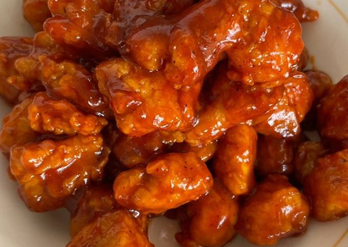 Resep Fire chicken Ala richeese oleh Alif Windarti - Cookpad