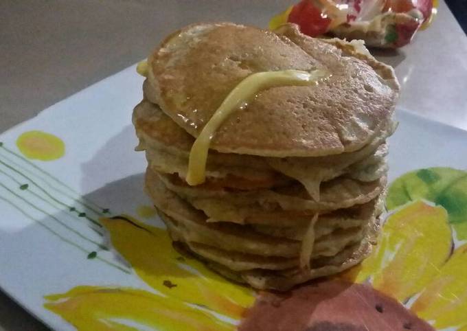 Resep Pancake Simple Bahan gampang oleh citra yusmita - Cookpad