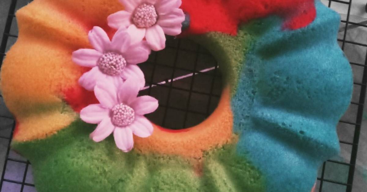 Resep Rainbow steam cake 🍰🌈 oleh 𝙺𝚊𝚛𝚝𝚒𝚔𝚊 𝚆𝚞𝚕𝚊𝚗𝚍𝚊𝚛𝚒 - Cookpad