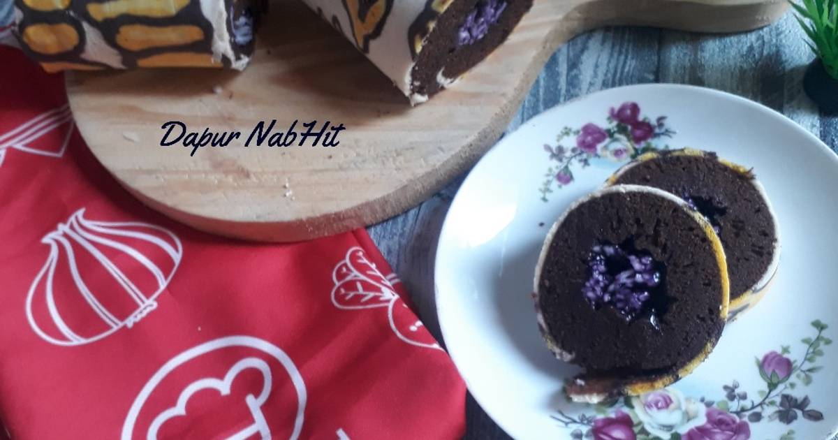 Resep Brownies Gulung Batik oleh Dapur NabHit - Cookpad