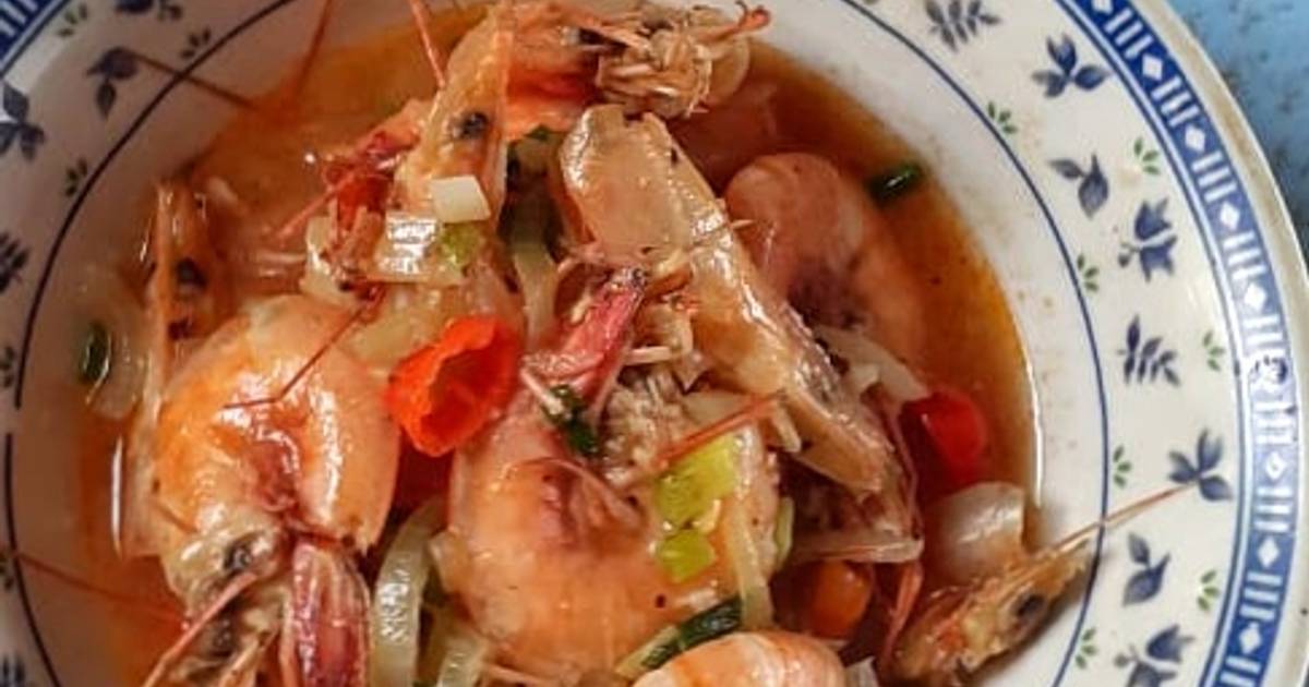 Resep Udang Kuah Pedas oleh see nia - Cookpad