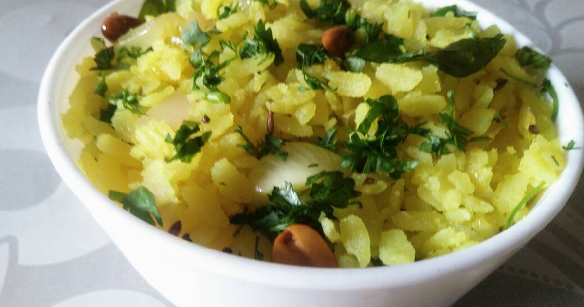Kanda Poha Recipe by Jasmin Motta _ #BeingMotta - Cookpad