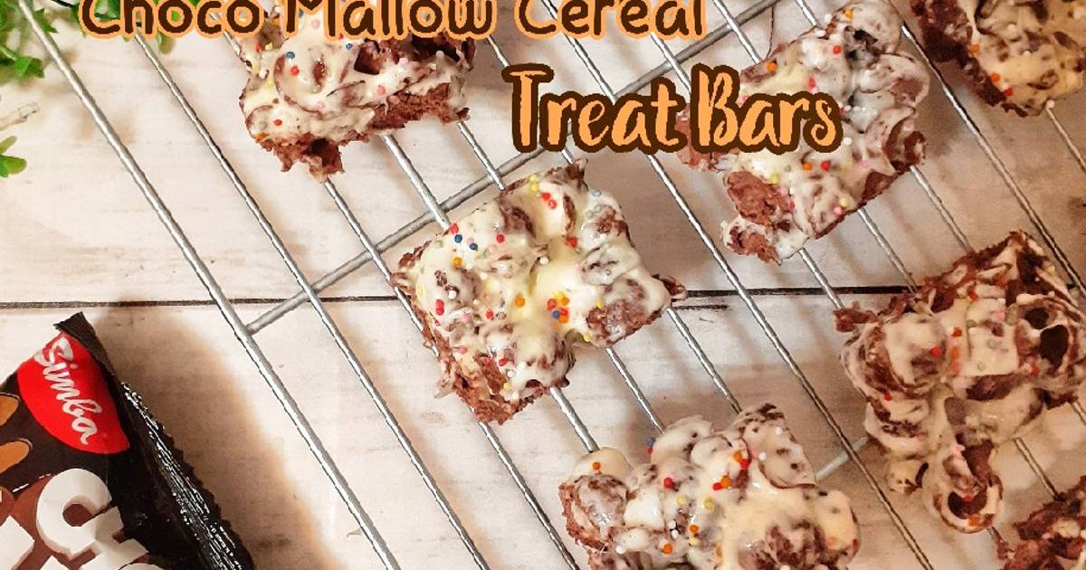 Resep Choco Mallow Cereal Treat Bars oleh Silmia Latifah Irhami - Cookpad