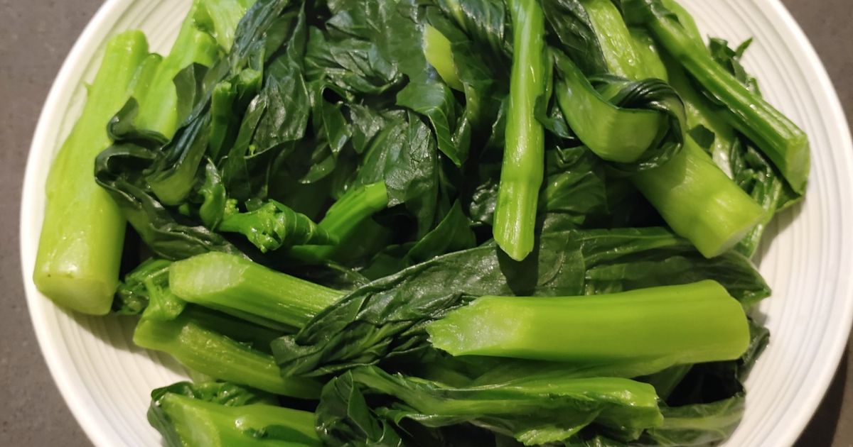 Boiled Choy Sum Recipe by Meme - Cookpad