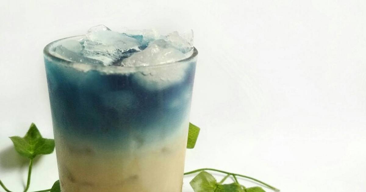 Resep Es Kopi Biru / Anchan Coffee oleh Dieah Rara - Cookpad