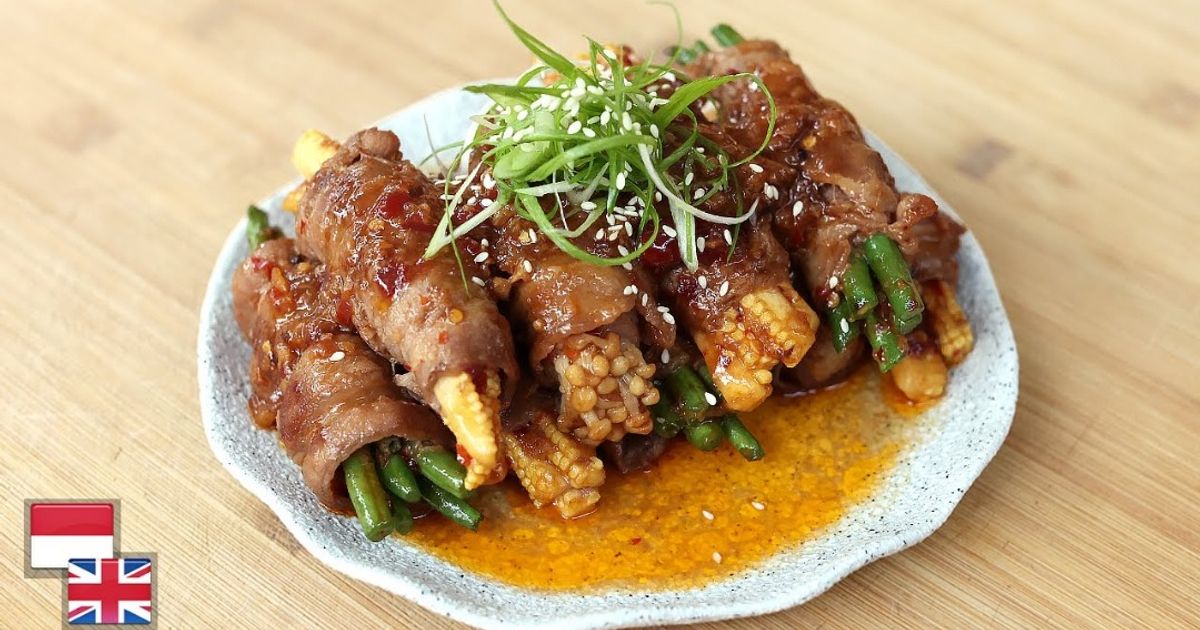 Resep roll daging enoki rumahan enak dan mudah - Cookpad