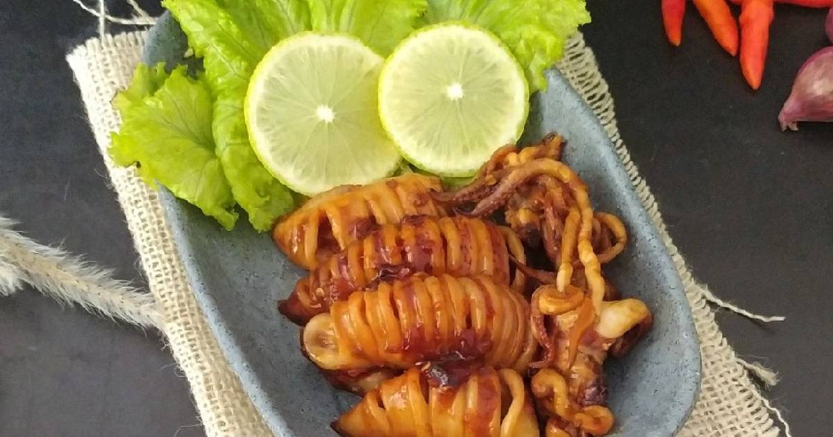 Resep Cumi Panggang Madu oleh Laila_Huang - Cookpad