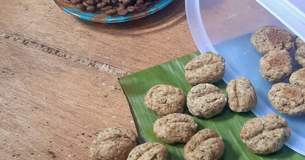 Resep Cookies kacang hijau coffe arabica oleh Fira - Cookpad