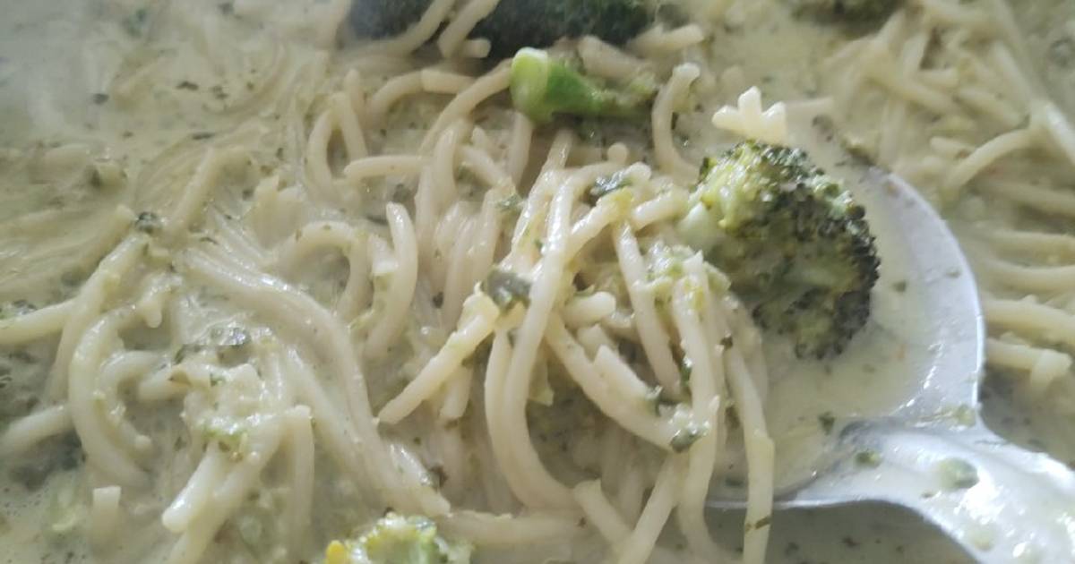Pasta con crema de chile poblano - 124 recetas caseras- Cookpad