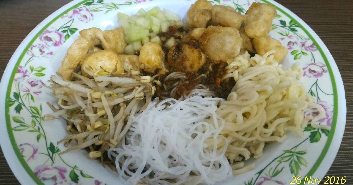 Resep Rujak Mie (Palembang) oleh Riris Jhonson - Cookpad
