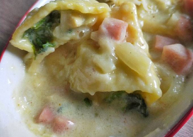 Resep Ravioli carbonara oleh Erni Apriana - Cookpad