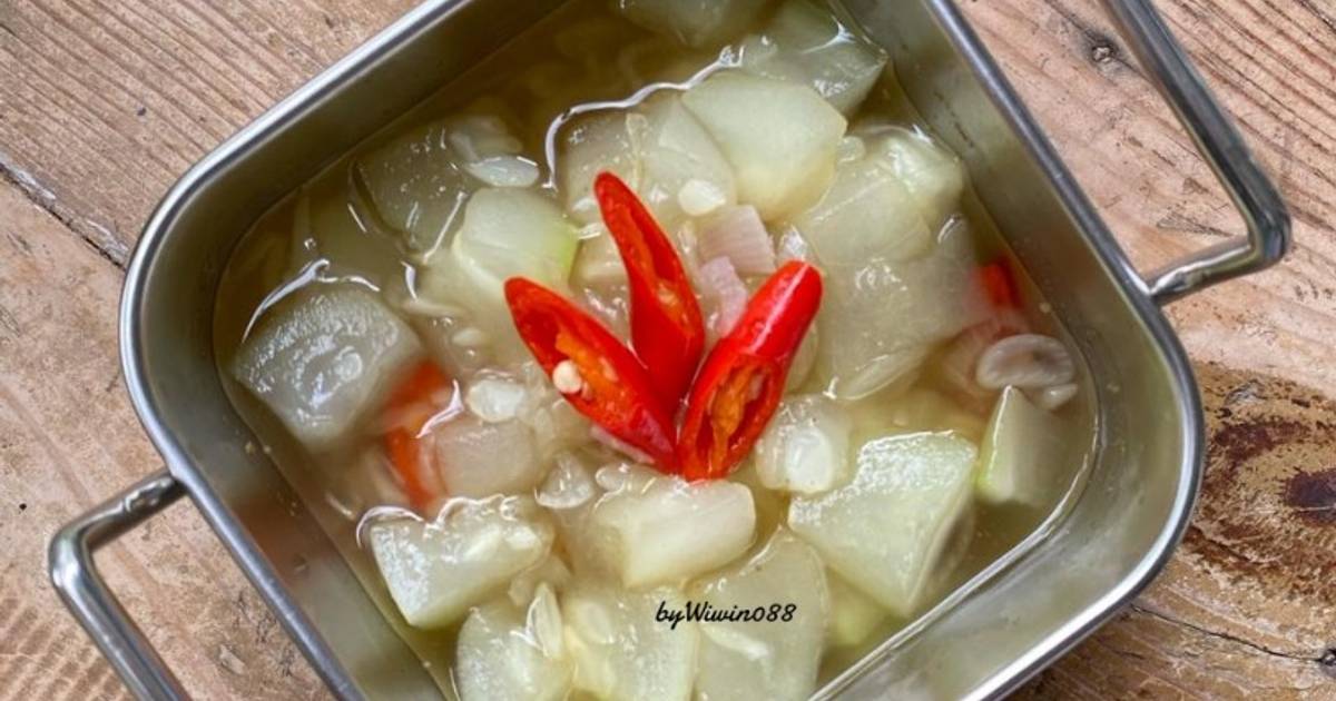 Resep Sayur Labu Air (Kundur) Kuah Bening oleh Wiwin088 - Cookpad