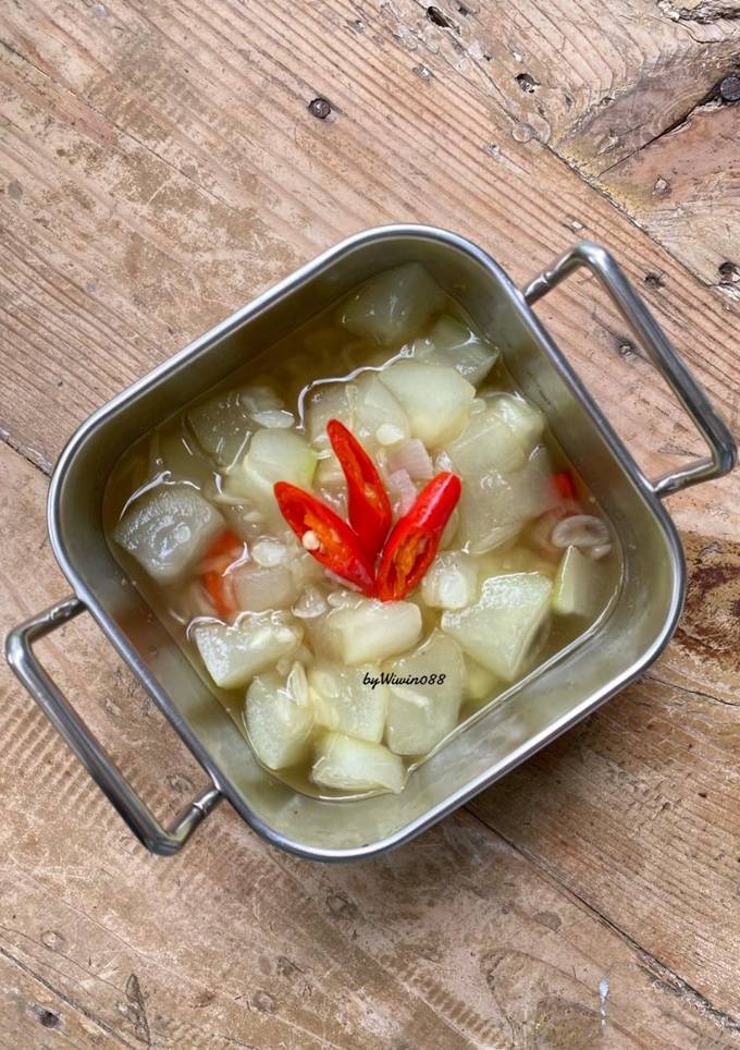 Resep Sayur Labu Air (Kundur) Kuah Bening oleh Wiwin088 - Cookpad