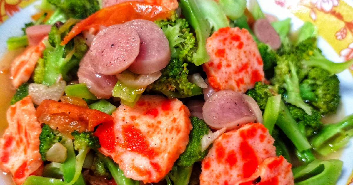 225 resep brokoli tumis bakso sosis enak dan mudah - Cookpad