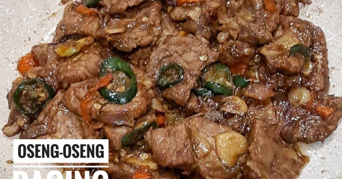 Resep Oseng-Oseng Daging oleh Pawon Tabby Yummy - Cookpad