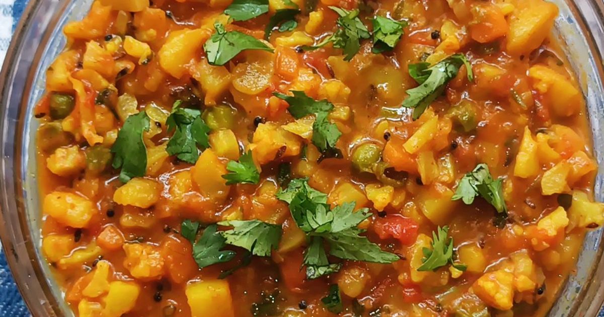 Mixed Veg Subji Recipe by Sangita Vyas - Cookpad