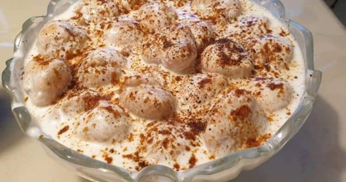 Cream dahi bhaly Recipe by Saira Naseer - Cookpad