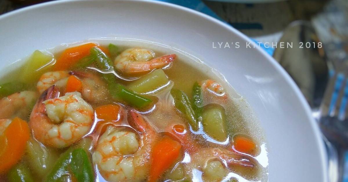 Resep Sup Sayur Udang Sederhana oleh Lya Zahira - Cookpad