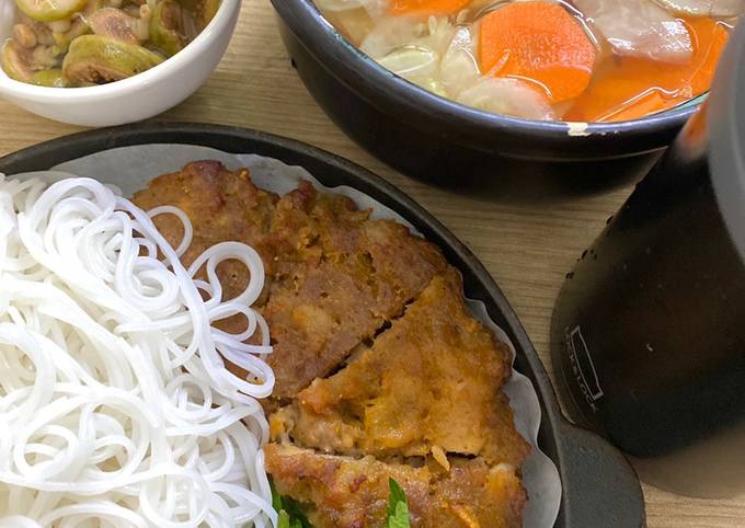 Cách Làm Món Bún chả nem nướng dễ làm - nhanh gọn của Trang Trần - Cookpad