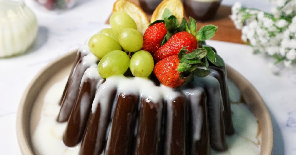 Resep Pudding Coklat With Vla Vanila oleh Ayuanita Petrisia - Cookpad
