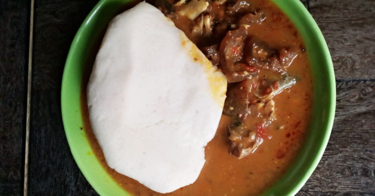 Tuwon Shinkafa With Ogbono Soup Recipe by Yar Mama - Cookpad