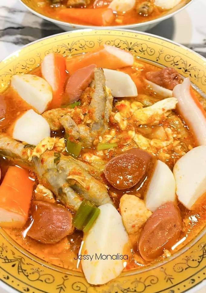 Resep Seblak Komplit (Suki, Sosis, Ceker) oleh Jessy Monalisa - Cookpad