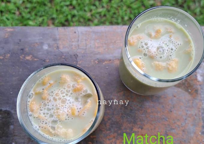 Resep Matcha Cornflakes Latte oleh NayNay - Cookpad