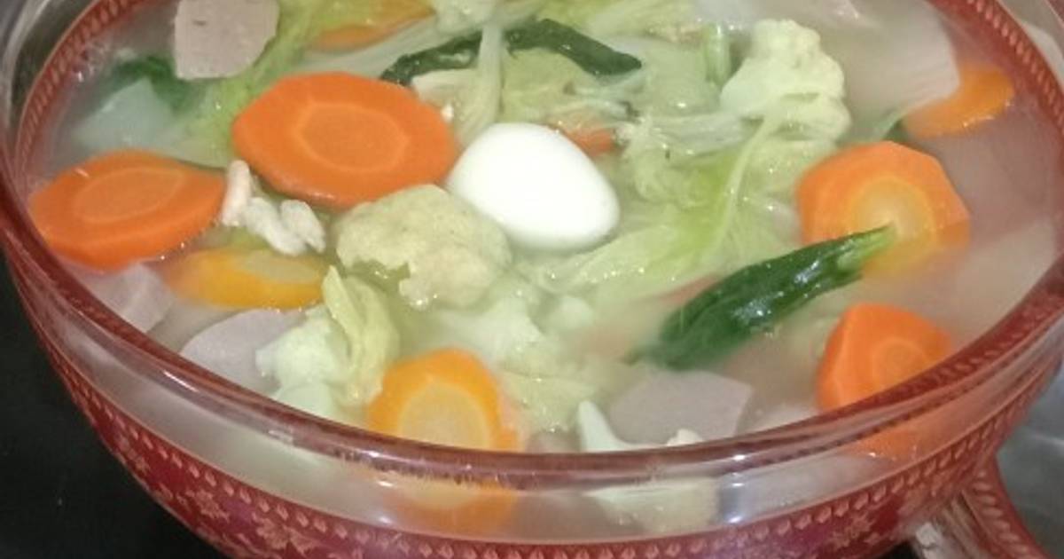 836 resep cap cay kuah tepung enak dan mudah - Cookpad