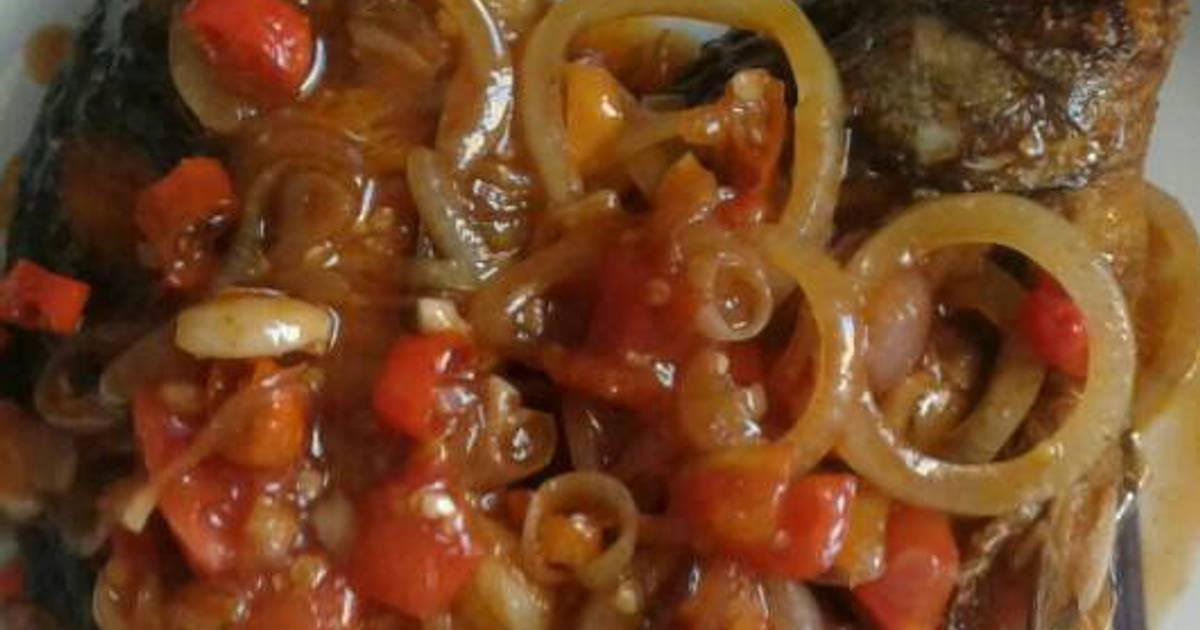 3 resep ikan mas saos padang enak dan mudah - Cookpad
