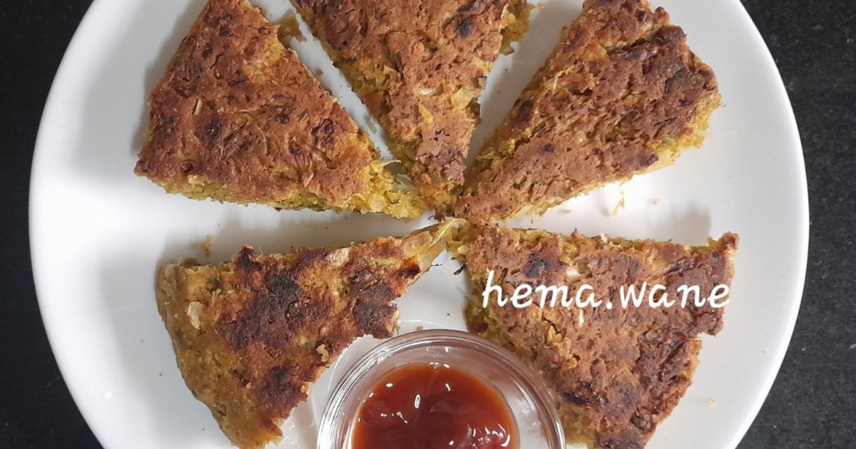 Cabbage Cake(kobi Bhanole) Recipe by Hema Wane - Cookpad
