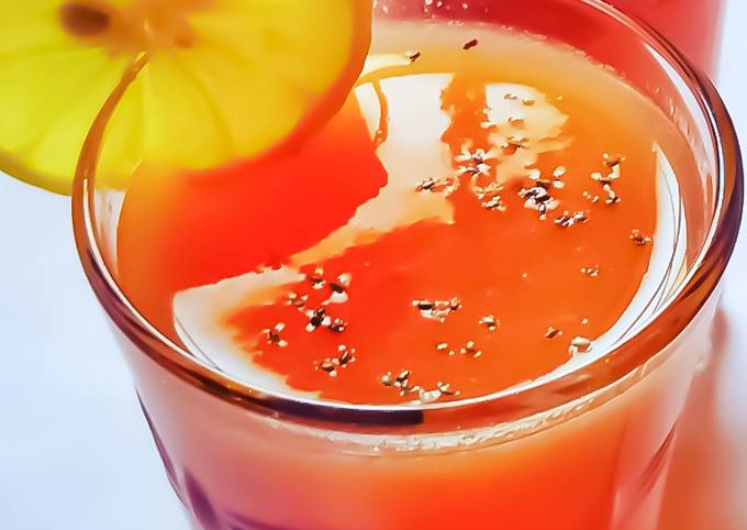 Tangerine and Guava fiesta with crunchy chia seeds Recipe by Augie's ...