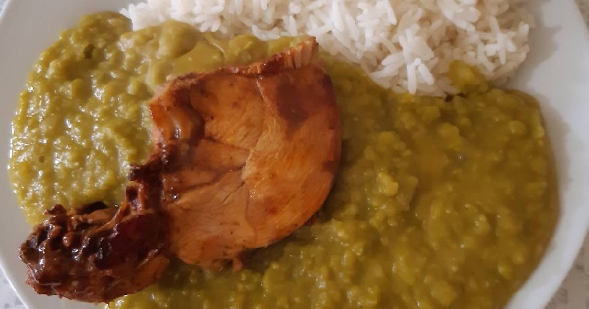 Arvejita verde con pollo a la olla Receta de janet- Cookpad