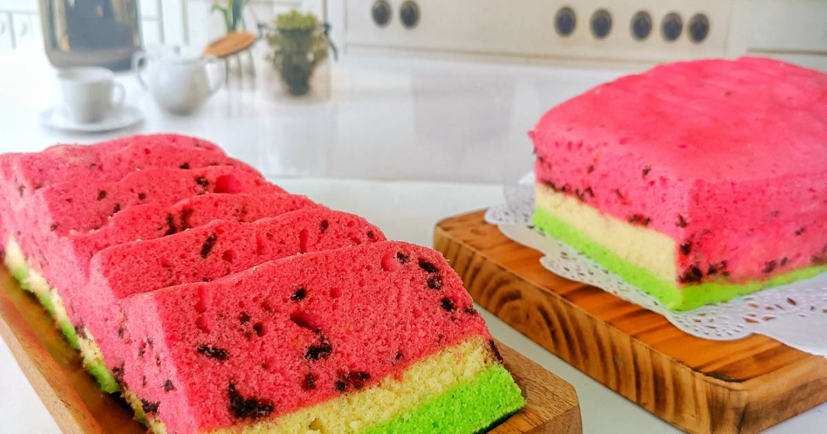 628 resep bolu semangka enak dan mudah - Cookpad