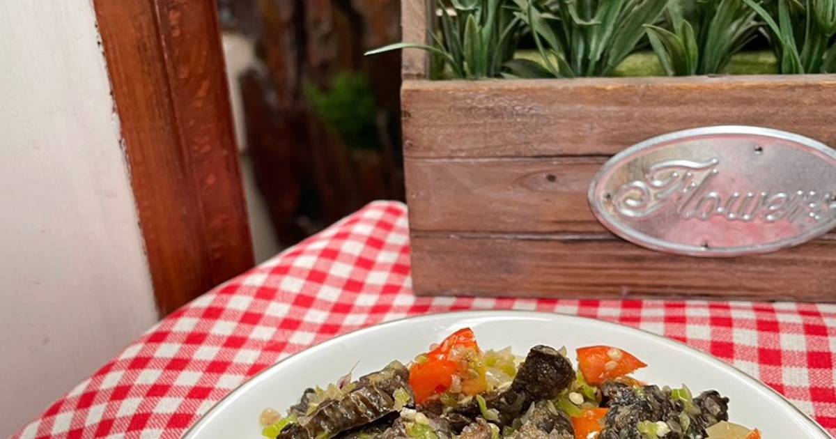 Resep Paru Tumis Cabe Ijo oleh Kiki Fhatria - Cookpad