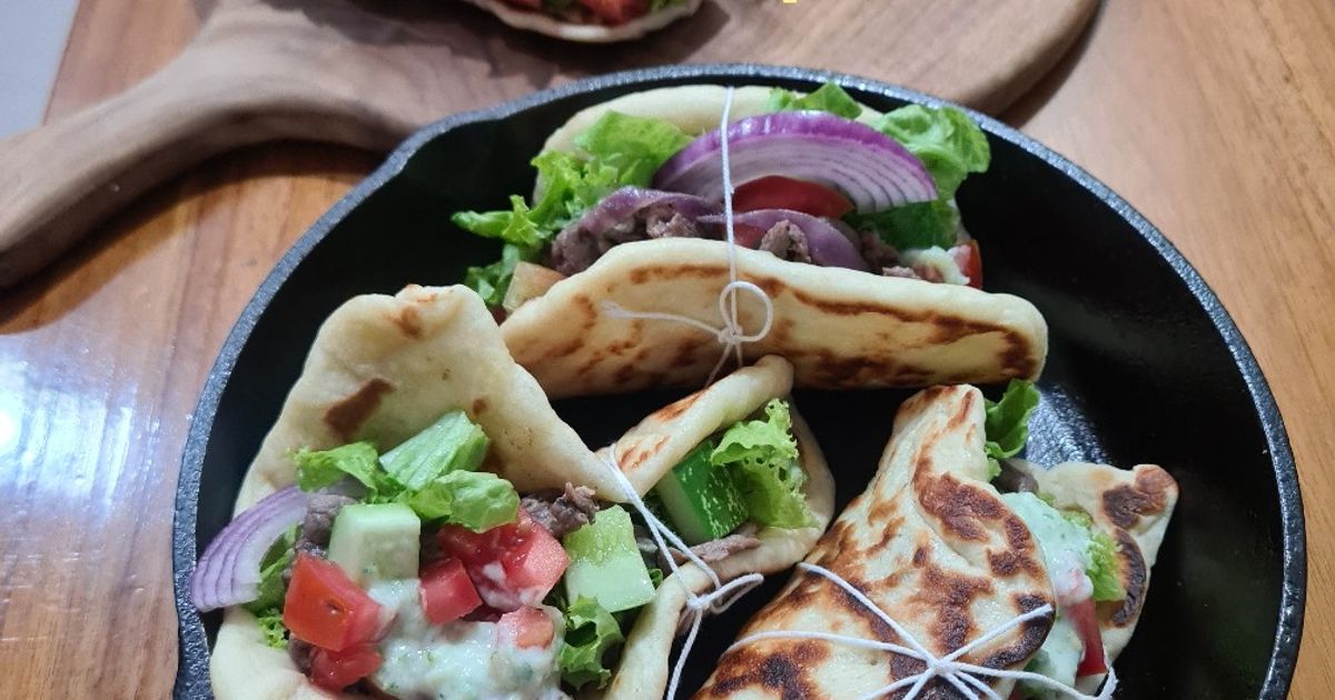Resep shawarma daging rumahan enak dan mudah - Cookpad