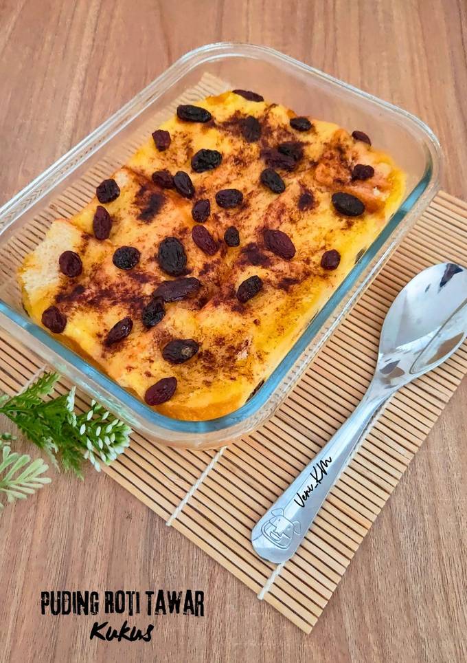 Resep Puding Roti Tawar Kukus oleh Veni KM - Cookpad