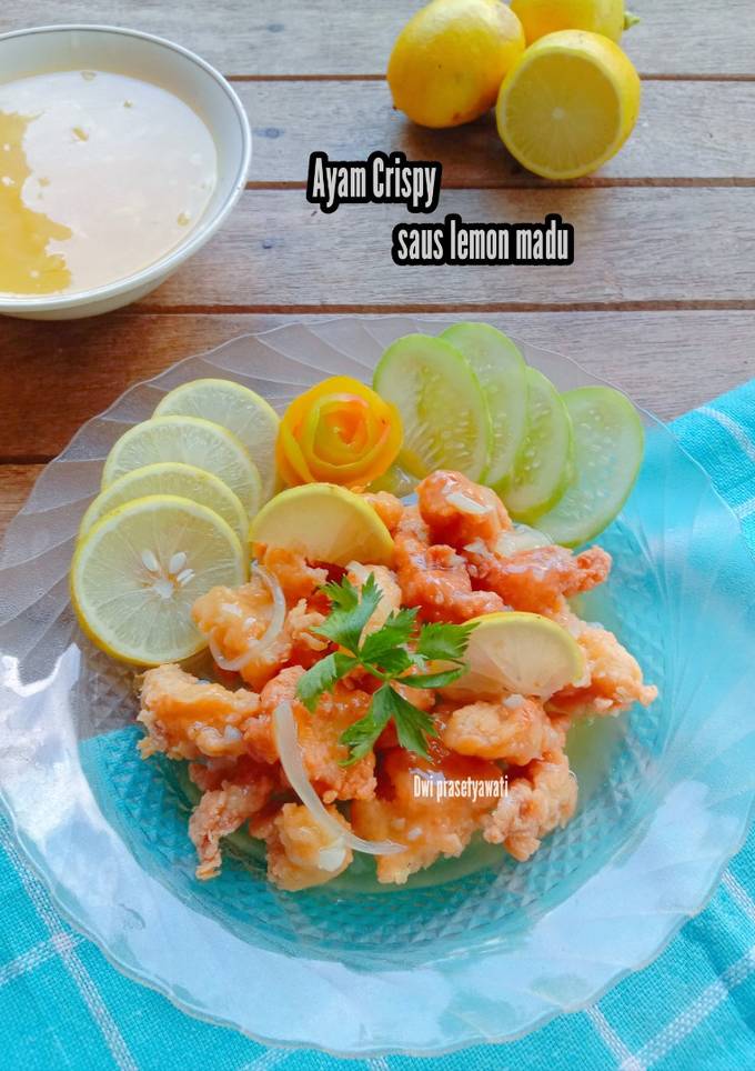 Resep Ayam Crispy saus lemon madu oleh Dwi Prasetyawati - Cookpad