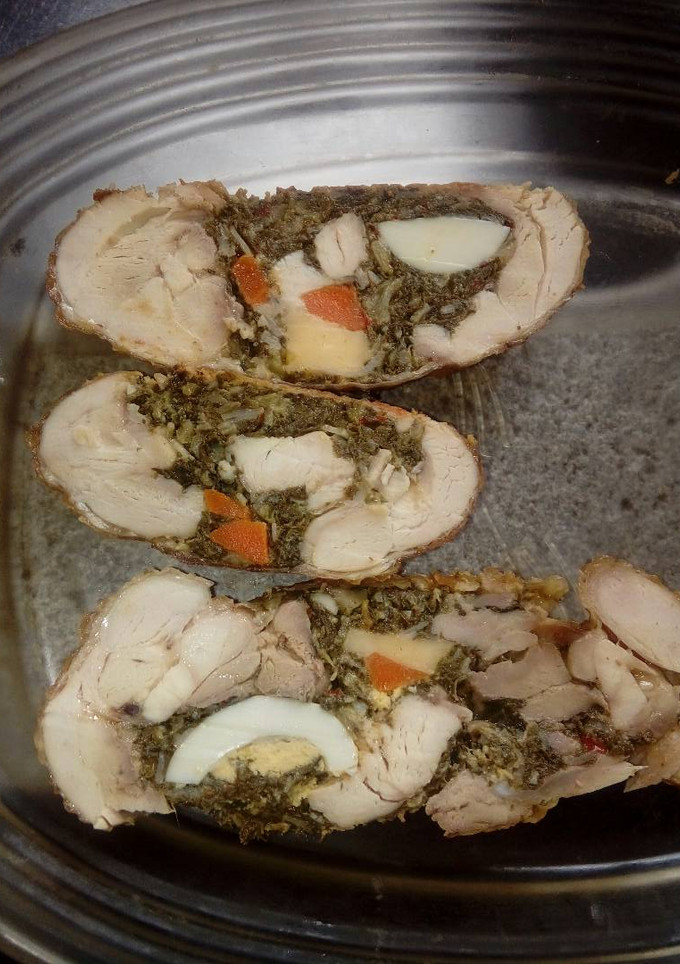 Pollo Relleno Deshuesado Receta de Anto- Cookpad