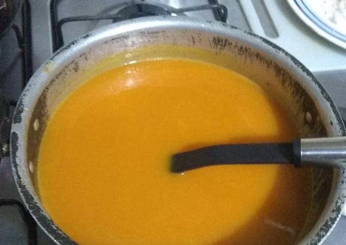 Crema de auyama (calabaza) Receta de Daniel Alzate- Cookpad