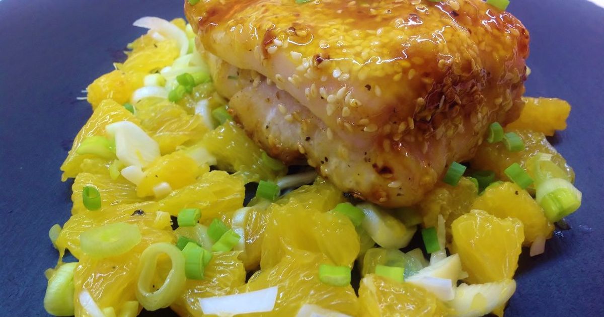 Ricetta Filetto Persico Laccato Al Miele E Arance di Tony Mazzanobile ...