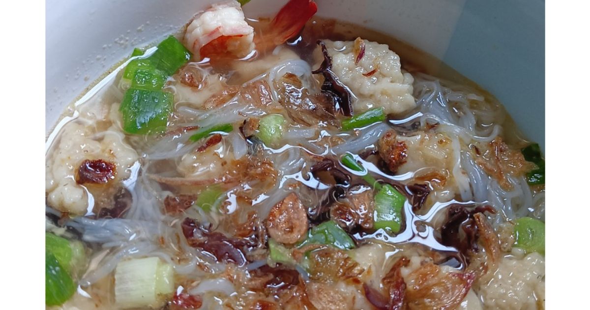 Resep tekwan udang ekonomis rumahan enak dan mudah - Cookpad