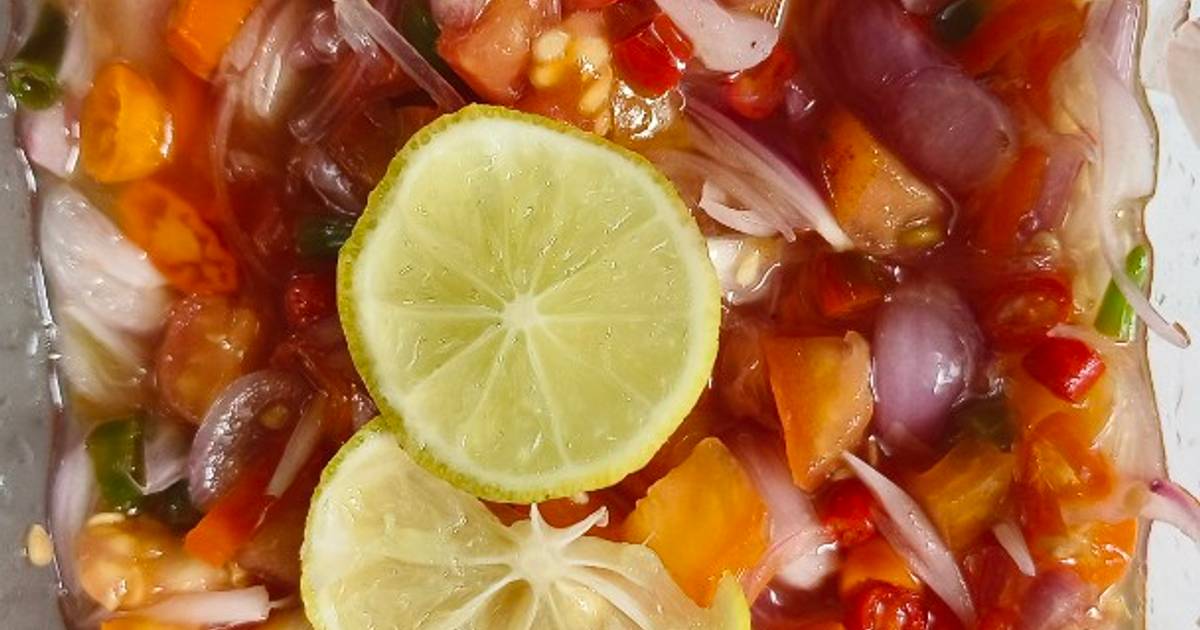 Resep Sambel dabu dabu syeger oleh Rini Indriani - Cookpad