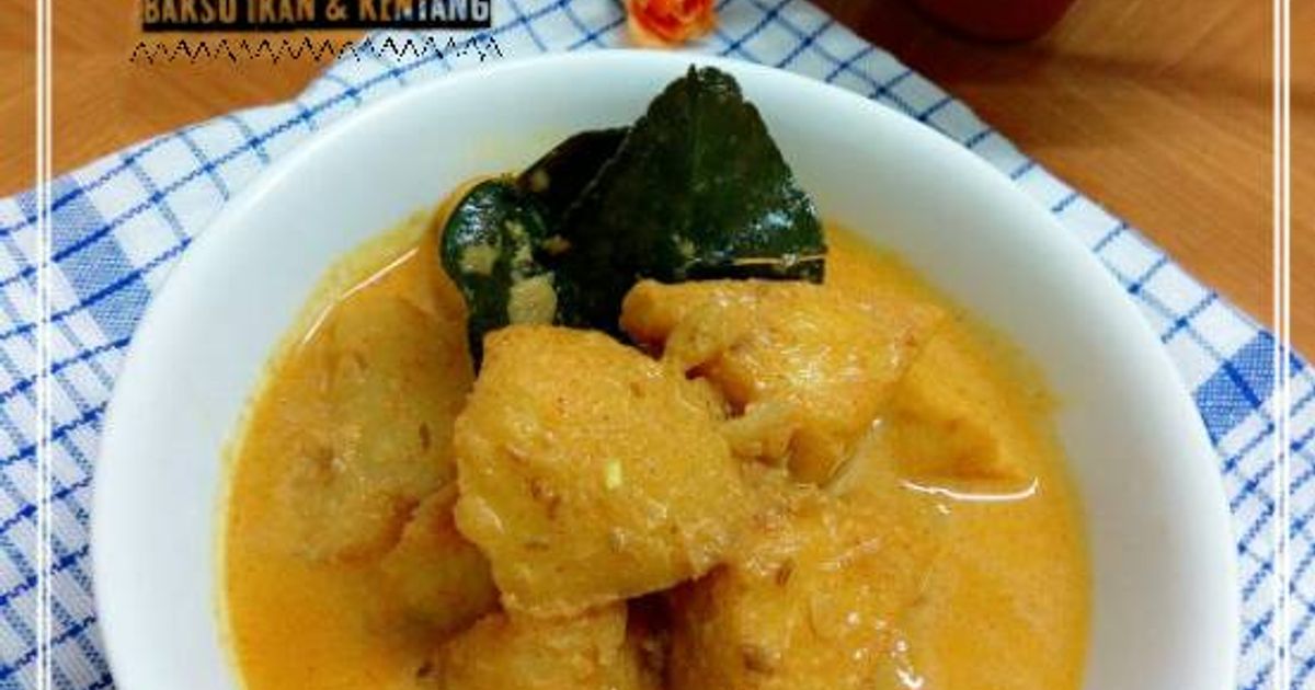 Resep Kare Bakso Ikan Dan Kentang oleh ☙𝖆𝖞𝖚𝖒𝖎𝖊 𝖐𝖎𝖙𝖈𝖍𝖊𝖓 - Cookpad