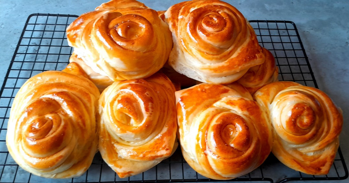 Pan En Forma De Rosas Receta de Gladis Ocampo- Cookpad