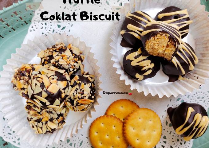 Resep #COCOLATE TRUFFLE BISCUIT oleh @Dapoerummza - Cookpad