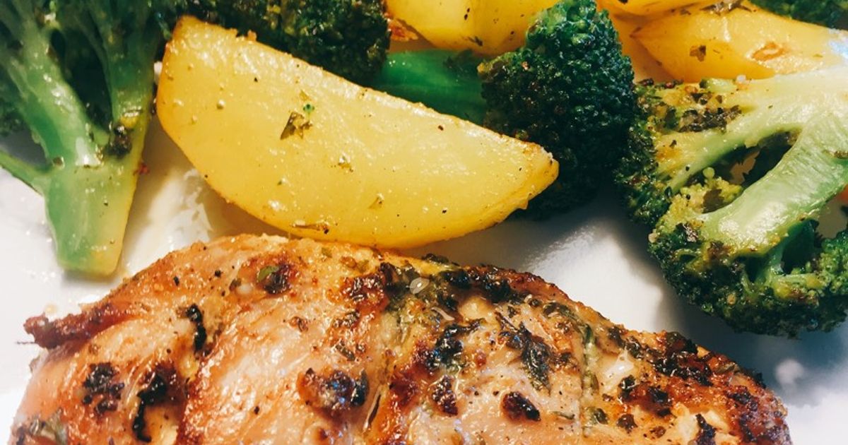 Resep ayam grill dan sayuran rumahan enak dan mudah - Cookpad