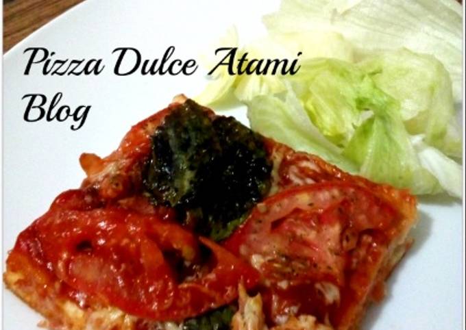 Pizza Casera Caprese Receta de Dulce Atami- Cookpad