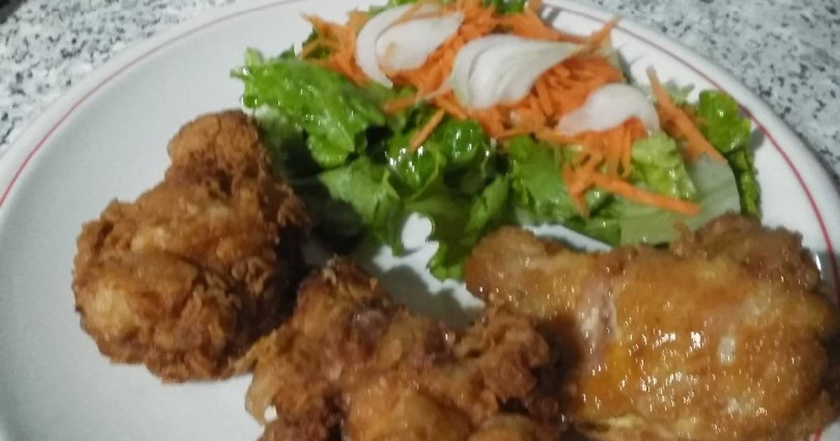 Frango frito crocante Receita por Liliana Oliveira A Mestre Cuca - Cookpad
