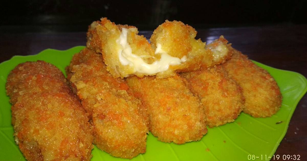 Resep Kroket kentang isi keju Mozzarella oleh Riah Siti Jr. - Cookpad Resep Kroket kentang isi keju Mozzarella oleh Riah Siti Jr. - Cookpad